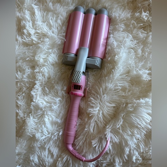 mermaid hair | Other | Mermaid Pro Hair Pink 25 Beach Og Waver Hot Tool ...